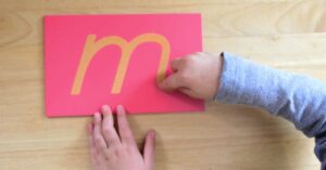 How To Use Sandpaper Letters Montessori Style | Life With Krich