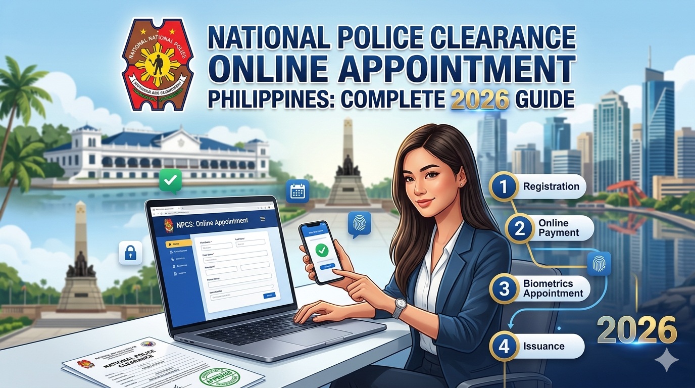 National Police Clearance Online Appointment Philippines: Complete 2026 ...